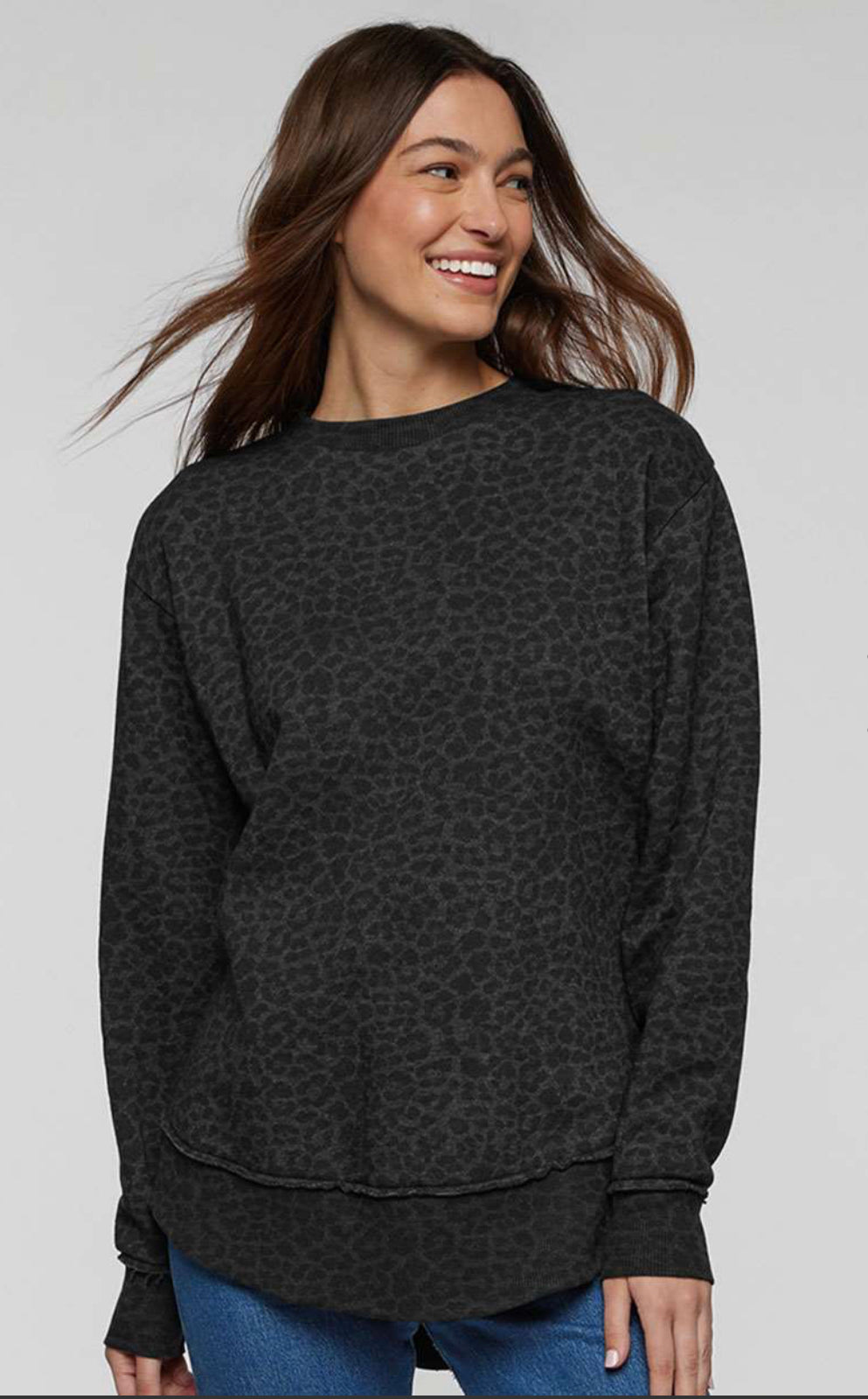 Tilden Leopard Pullover Top - Also in Plus Size – Gypsy Ranch Boutique