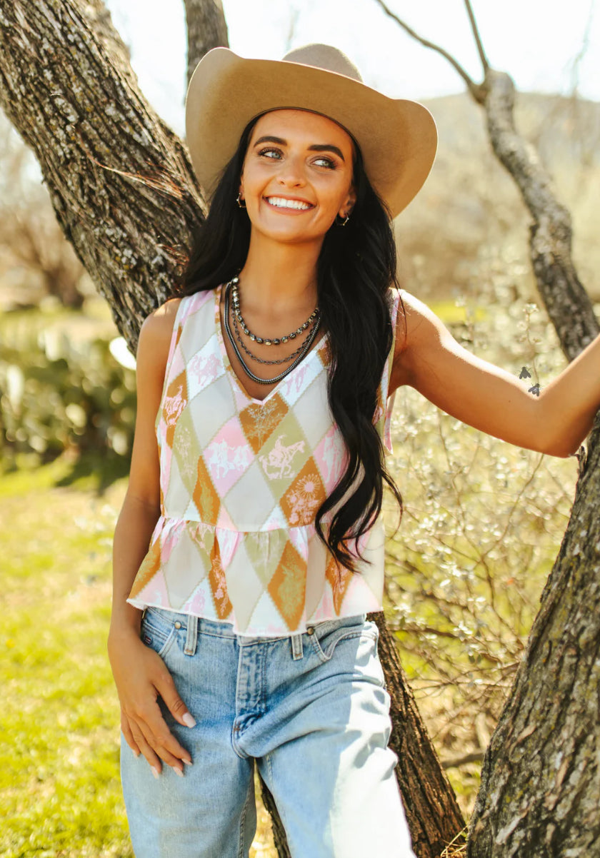 Preppy Pony Top- Also in Plus Size – Gypsy Ranch Boutique