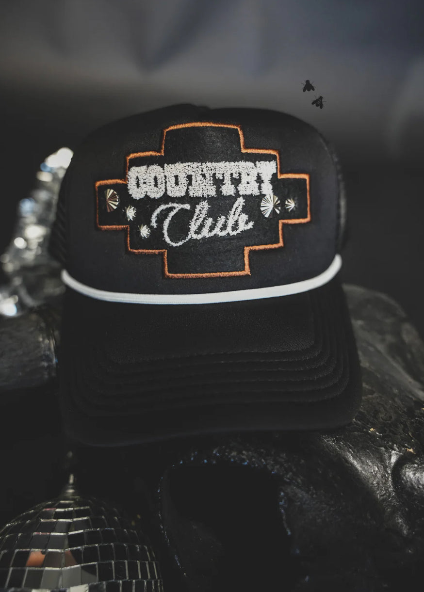Country Club Concho Cap – Gypsy Ranch Boutique