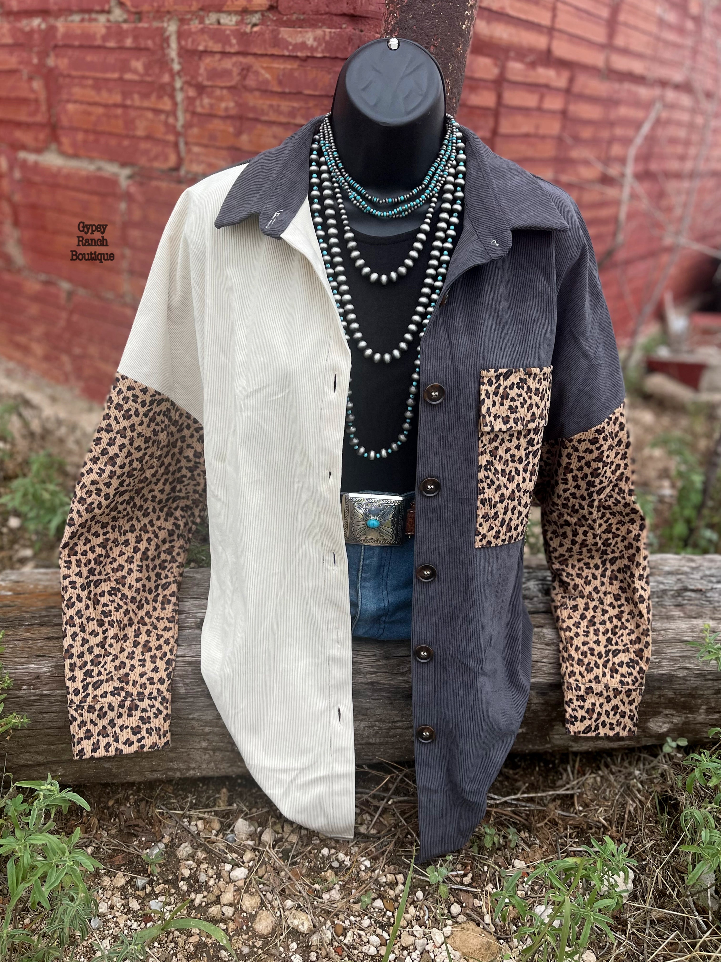 Black Friday - Austin City Limits Leopard Shacket - Also in Plus Size – Gypsy Ranch Boutique